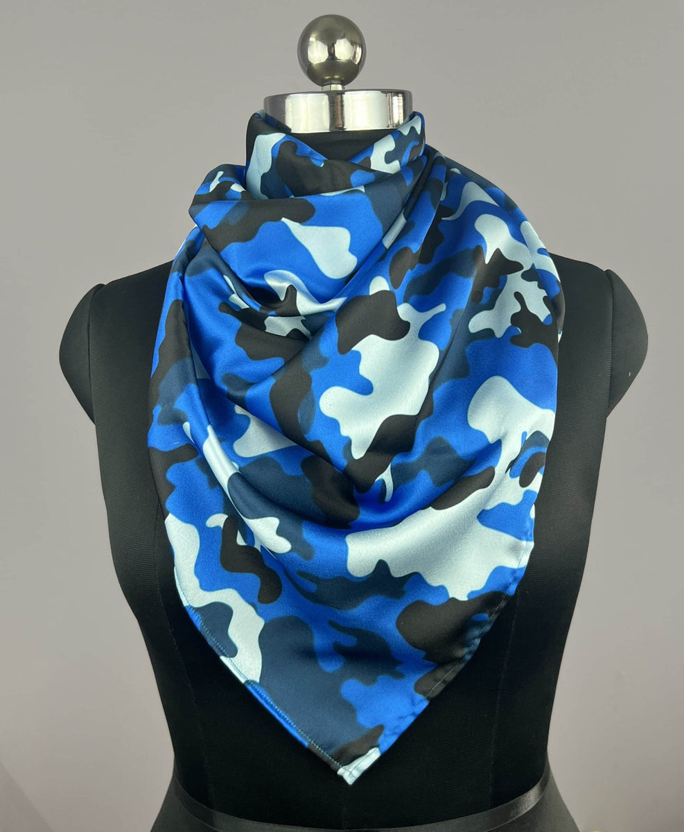 Satin Styling Scarf (Huge Square Scarf and Rectangular Scarf ) – Hair ...